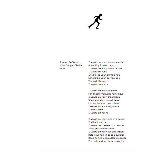 ELECTRIC METER BLANK CARD | Dr John Cooper Clarke Official Store